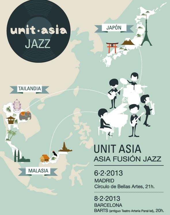 Concierto de Unit Asia, la banda de jazz asiática del momento